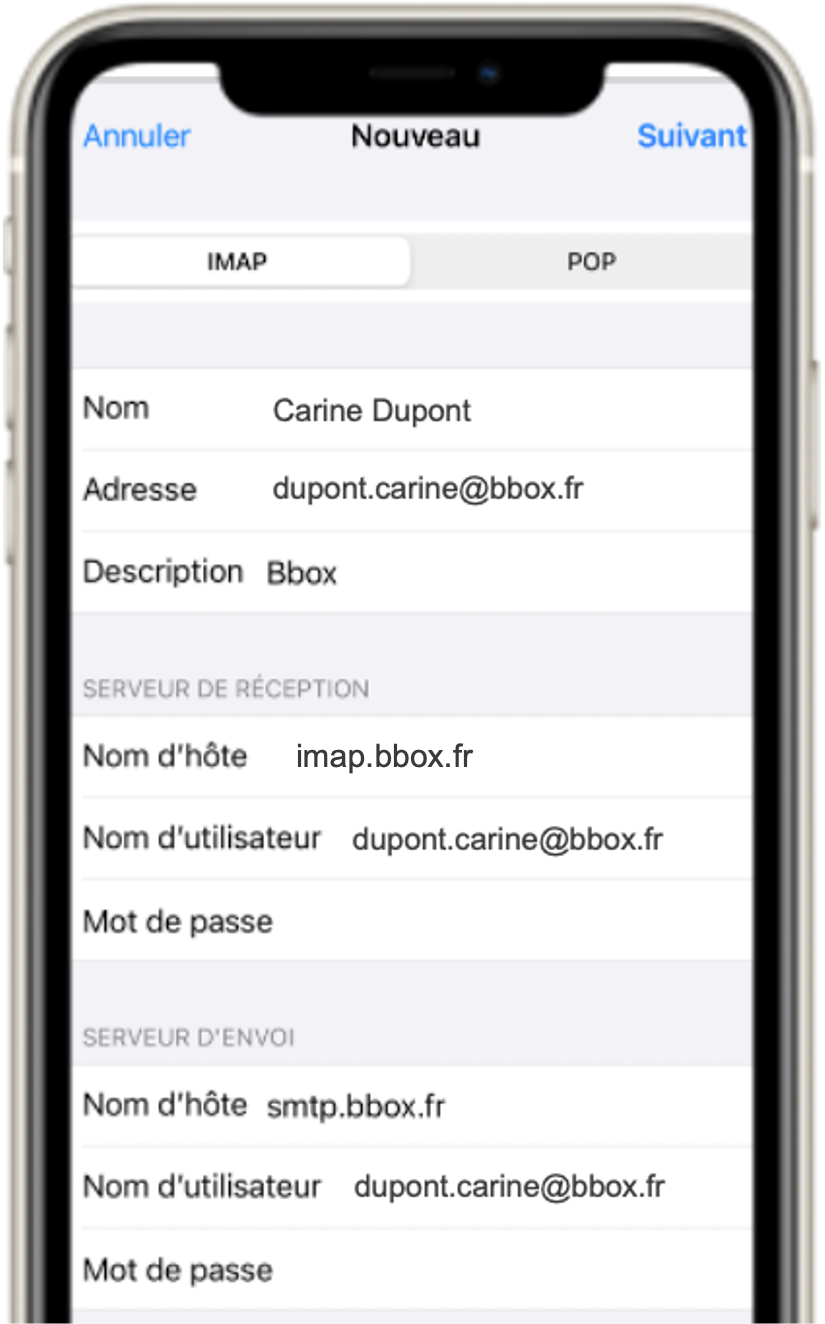 Configurer logiciel messagerie e-mails Bbox - Assistance Bouygues Telecom
